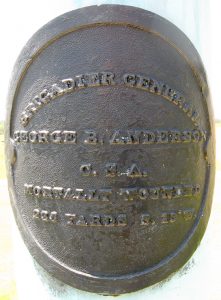 Confederate Brigadier General George Anderson monument at Antietam